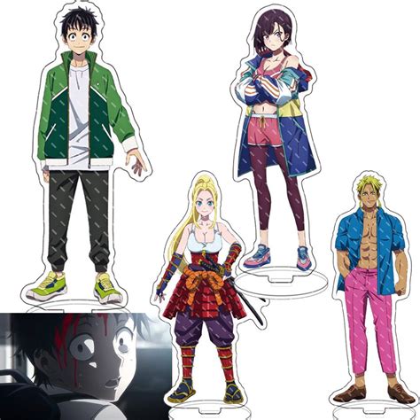 Model Standee Akira Tendou Shizuka Mikazuki Anime Zom 100 Kenichirou