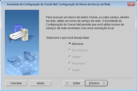 Criando O Tnsnamesora Com O Netca Do Oracle 11g R2 No Windows 7