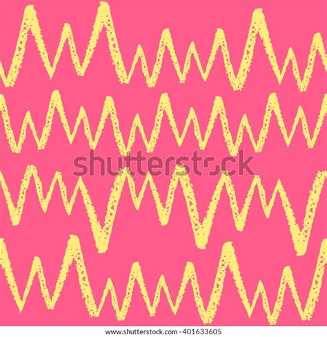 Uneven Zigzag Stripes Vector Seamless Pattern Stock Vector Royalty Free 401633605 Shutterstock
