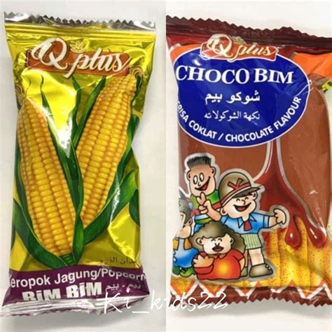 10 Packs Cv Bin Bin Choco Bim Binbin Corn Snack Halal Keropok