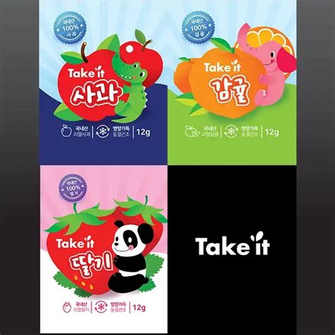 동결건조 과일칩 패키지 디자인의뢰 참여작 라우드소싱