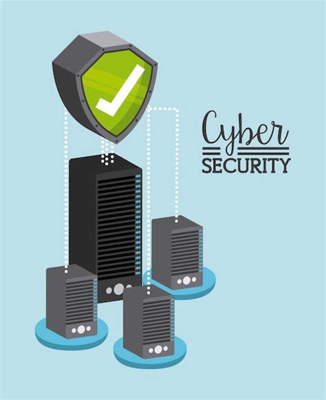 La Seguridad Cibernética Vector Premium