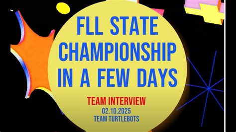 Fll Submerged Team Interview Before State Championship Fll Submerged