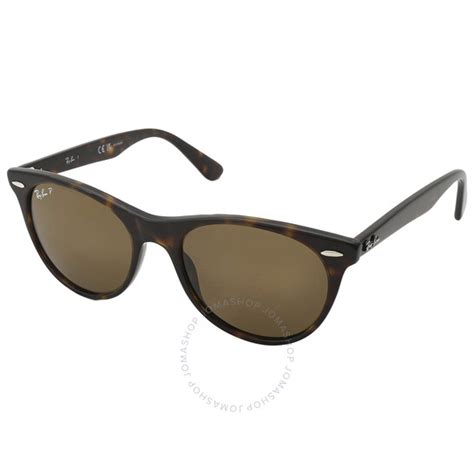 Ray Ban Wayfarer Ii Classic Polarized Brown Phantos Unisex Sunglasses