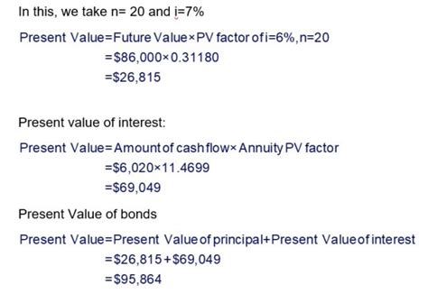 Determining The Present Value Of Bonds Payable Interest Rates Determine