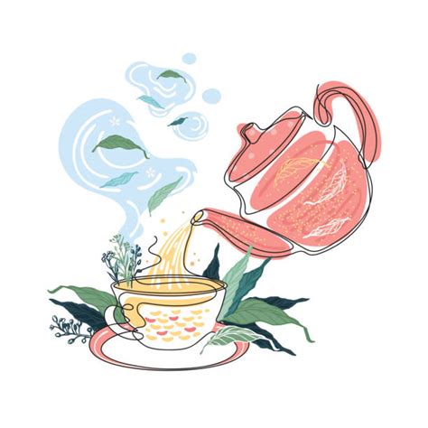 2 700 Pouring Tea Stock Illustrations Royalty Free Vector Graphics