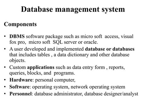 Unit I Database Concepts Rdbms And Oracle Pptx Unit I Database Concepts Rdbms And Oracle Pptx