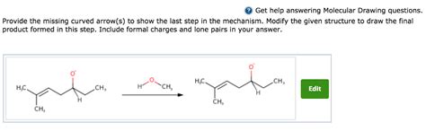 Solved Get Help Answering Molecular Drawing Questions