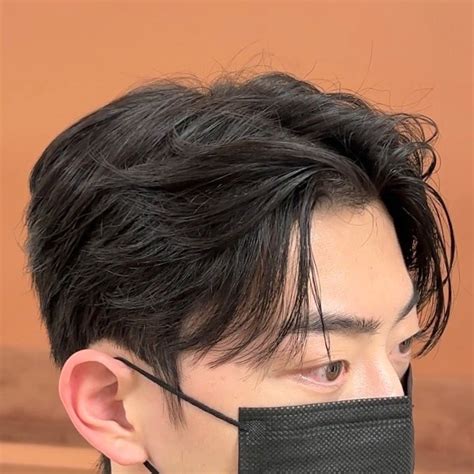 꾸준하게 사랑받고있는 세미리프컷 아이롱펌 디자인입니다 ☺️ 요닝 요닝백시우 아이롱펌 남자아이롱펌세미리프펌 남자리프컷 필러스컷 필러스펌 남자머리 남자