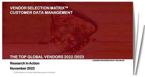 Research In Action CDP Buyer S Guide To Evaluating A CDP Tealium