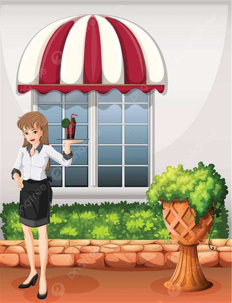 Restaurant Server Clip Art