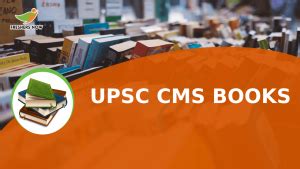 UPSC CMS Books Best Books For UPSC CMS Exam