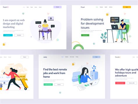 Illustration Header Ui 2020 By Shuvon Khan On Dribbble
