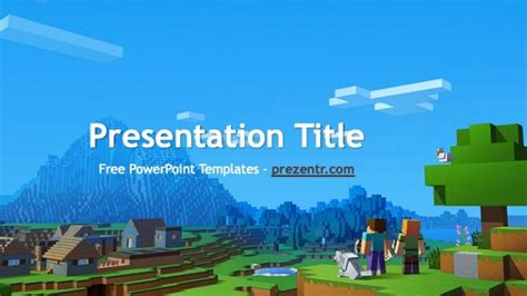 Minecraft Powerpoint Template Prezentr Ppt Templates Riset