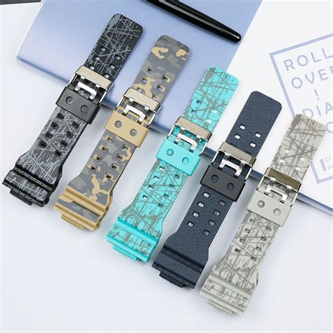 สายนาฬิกาข้อมือยางสําหรับ Casio G Shock Gls Gd110 Ga110 Ga120 400 700