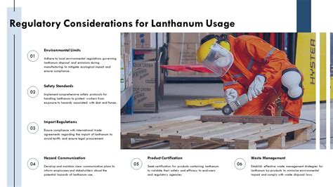 Regulatory Considerations For Lanthanum Usage Ppt Presentation St Ai Ss Ppt Presentation