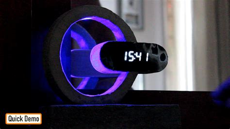 arduino based concrete clock with touchless night lamp diy projects