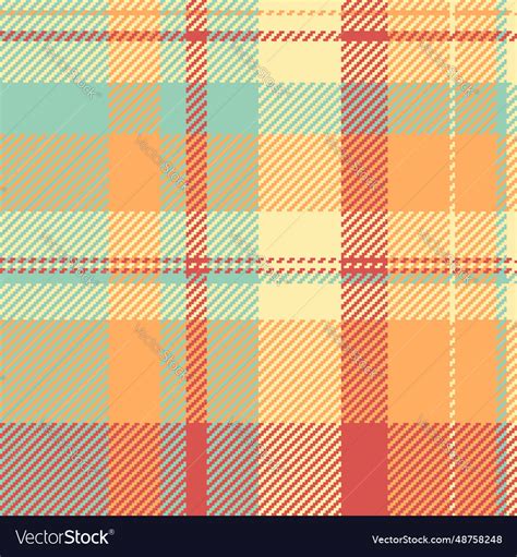 Check Tartan Background Of Seamless Fabric Vector Image
