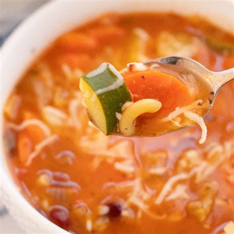 Best Minestrone Soup With Cabbage The Carefree Kitchen
