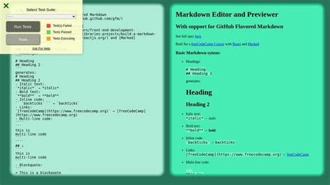 Markdown Previewer