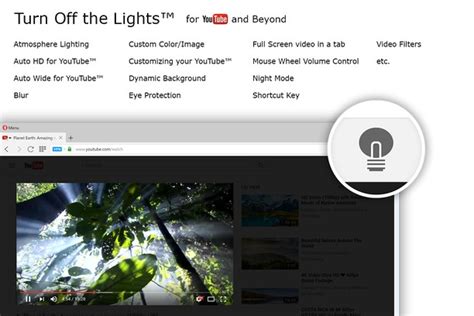 Turn Off The Lights Extension Opera Add Ons