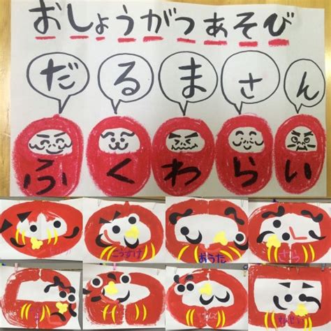デカルコマニーのだるま せいさくっと