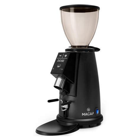 Macap M2e Domus 50mm Flat Burr Doser Less Coffee Grinder Black
