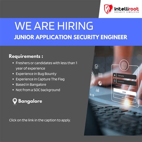 Hiring Jobopportunity Applicationsecurity Cybersecurityjobs Bangalorejobs Bugbounty Ctf