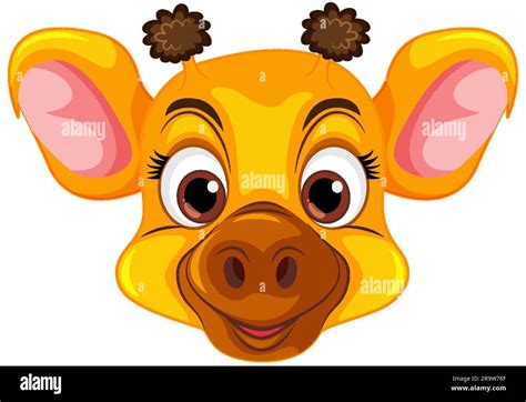 Giraffe Cartoon Character Vector Illustration Stock Vector Image And Art