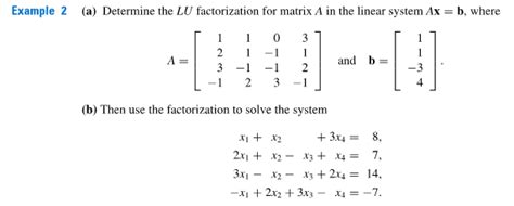 Answered Example A Determine The Lu Bartleby