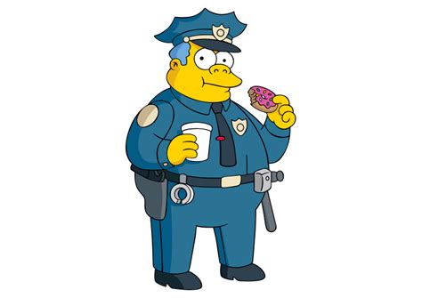 Chief Clancy Wiggum Free Vector Superawesomevectors