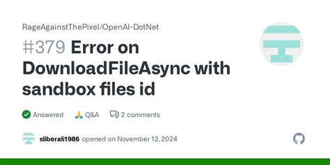 Error On Downloadfileasync With Sandbox Files Id · Rageagainstthepixel