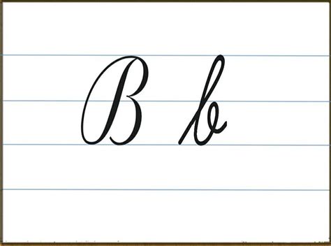 Printable Cursive Letter B Big And Small Free Download And Print For You
