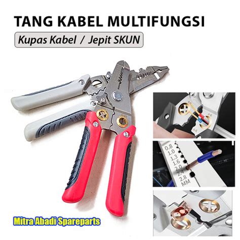 Jual Tang Kabel Listrik Multifungsi Serbanguna Praktis 6 In 1 Wire Stripper Plier Tool