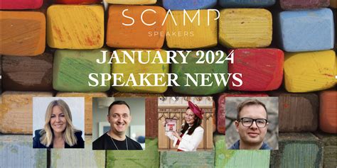January 2024 Scamp Speakers Speaker Update And News