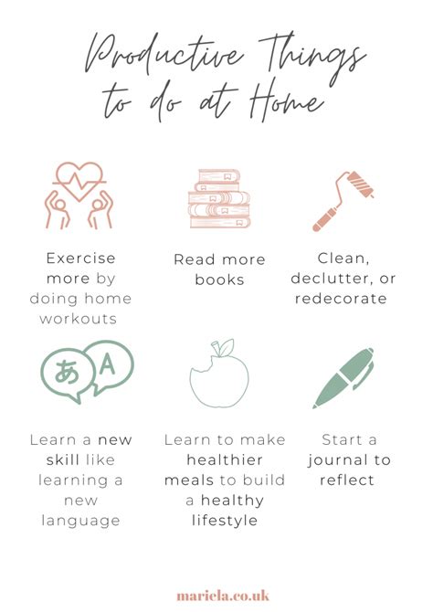 Tips To Stay Productive At Home Mariela