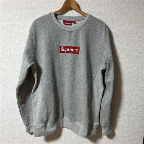 Supreme グレー ボックスロゴ トレーナー By メルカリ