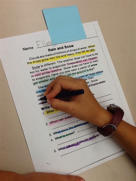 Color Coding Text Evidence Surfin Through Second