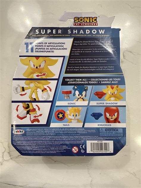 Mavin Jakks Pacific Sonic The Hedgehog 4 Super Shadow Figure With