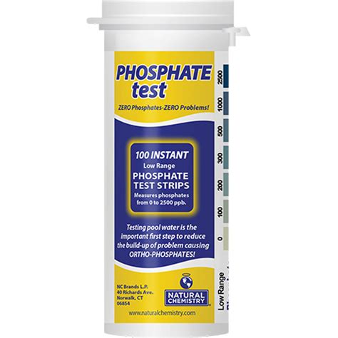 Essentials Natural Chemistry Phosphate Dealer 100 Test Strips