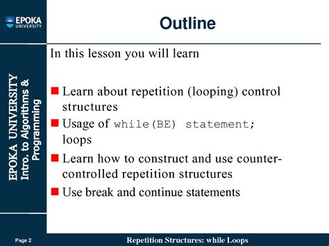 SOLUTION Lecture 8 Repetition Structures Studypool