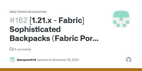 121x Fabric Sophisticated Backpacks Fabric Port Issues With