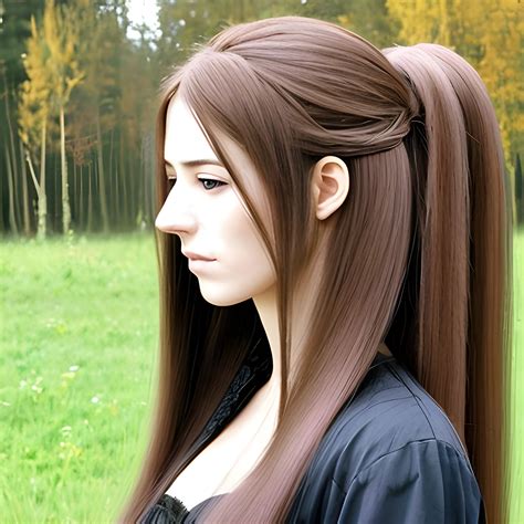 Very Long Hair Women Arthub Ai