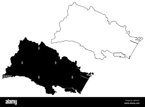 Sendai City State Of Japan Island Country Miyagi Prefecture Map