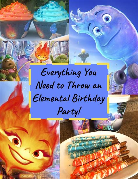 Everything You Need To Throw An Elemental Birthday Party