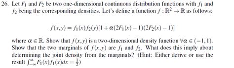 Solved 6 Let F1 And F2 Be Two One Dimensional Continuous Chegg