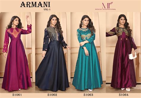 Armani Vol 1 Moksh International One Piece Gown Kavya Style Plus