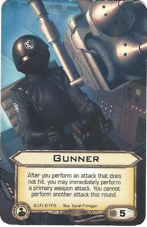 Gunner X Wing Miniatures Wiki Fandom Powered By Wikia