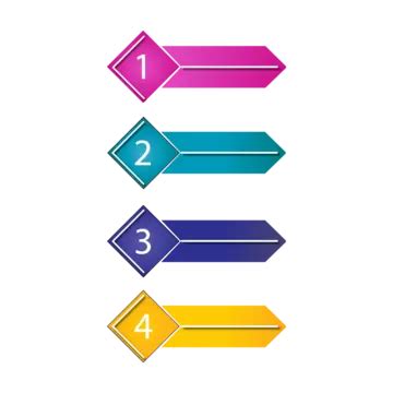 Simple Bullet Points Vector Number Bullet Nullet Point Number Bullet