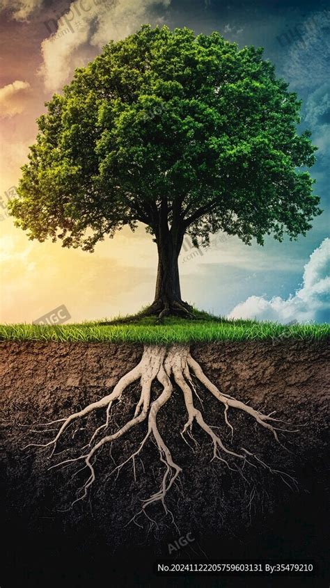 Ai创作图生命力树根 高清根系 树根高清 生命之树长青 树根四开 带扩展根系的树 树大根深 高清树根 树与根 茂盛的根系 横向生长的树木 树与树根 神奇树根 树根底图 生长的大树nipic